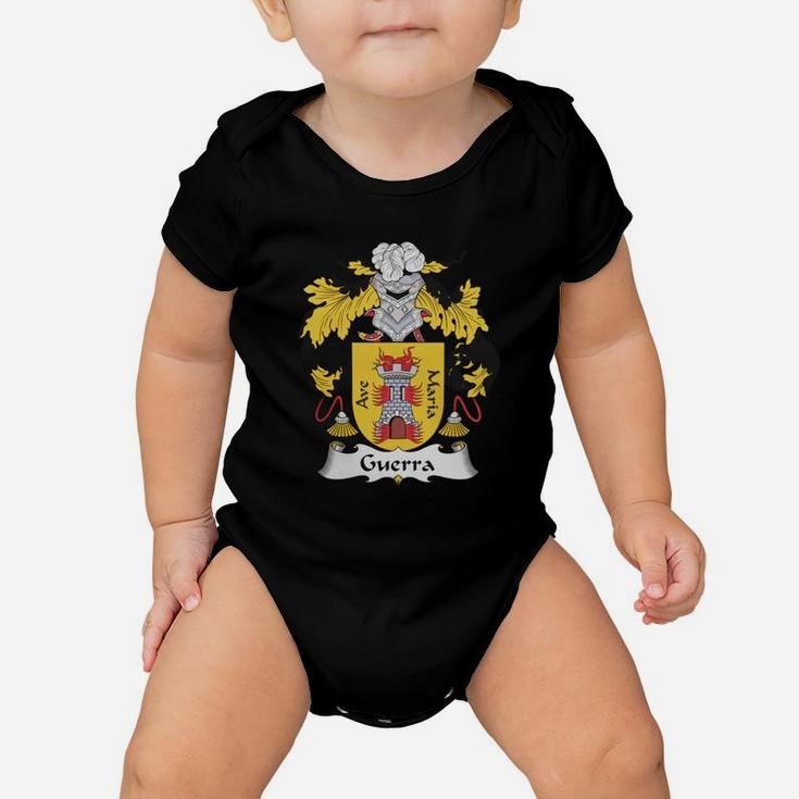 Guerra Family Crest Spanish Family Crests Baby Onesie | Seseable