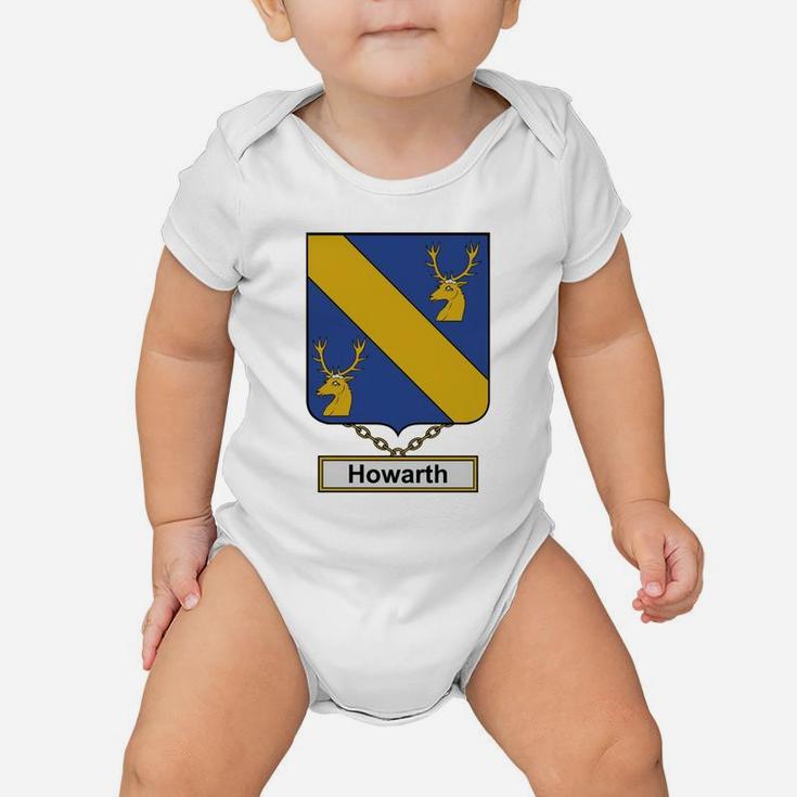 Howarth Family Crest British Family Crests Ii Baby Onesie - Seseable