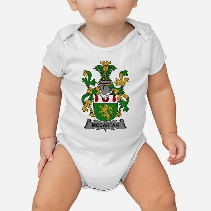Mccartan Family Crest Irish Family Crests Ii Baby Onesie - Seseable